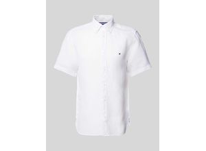 8720646622634 - Regular Fit Leinenhemd mit Button-Down-Kragen