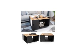 4066731029556 - Couchtisch Sofatisch Beistelltisch Anton Anthrazit Kaffeetisch Ablage