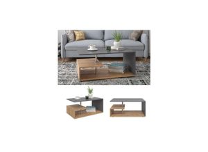 4251421934702 - VICCO Couchtisch GUILLERMO in Anthrazit Sandeiche - Wohnzimmer Sofatisch Kaffeetisch