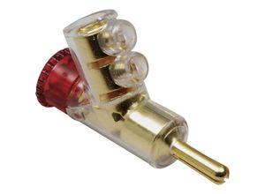 4011376712561 - ROT - bkl Electronic 0107006 Bananenstecker Stecker gerade Stift-Ø 4 mm 1 St