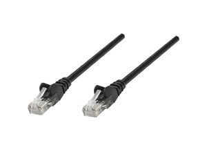 0766623320757 - 320757 RJ45 Netzwerkkabel Patchkabel cat 5e u utp 200 m Schwarz 1 St - Intellinet