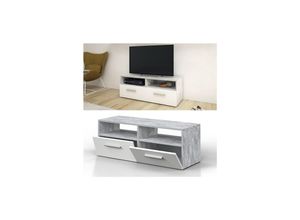 4251421902077 - Lowboard Diego Fernsehschrank Sideboard TV Fernsehtisch Beton