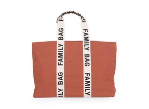 Image of Canvas-Reisetasche FAMILY BAG SIG (55x18x40) in terracotta