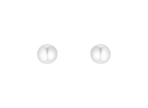 Image of Paar Ohrstecker AMOR "Perle, 2015252" Ohrringe Gr. Gelbgold 585-Perlen, weiß (gelbgoldfarben, weiß) Damen Ohrstecker