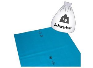 4001553201018 - DEISS LDPE Abfallsäcke 260 Liter mit Seitenfalte lose blau T100 Seitenfaltensack lose mit extra Breite Maße (B+B x L) 650+550 x 1350 mm 1 Karton = 100 Stück