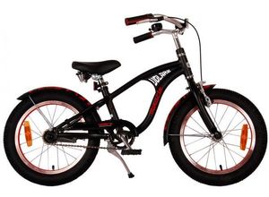 8715347216855 - Volare Miracle Cruiser Kinderfahrrad - Jungen - 16 Zoll - Mattschwarz - Prime Collection