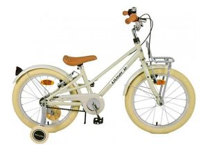 8715347218712 - Volare Melody Kinderfahrrad - Mädchen - 18 Zoll - Sand - Zwei Handbremsen