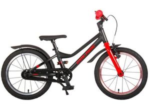 8715347216701 - Volare Blaster Kinderfahrrad - Jungen - 16 Zoll - Schwarz Rot - Prime Collection rot