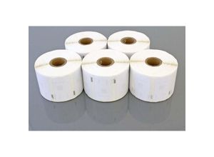 4068201576539 - Vhbw - 5x Etiketten-Rolle 57mm x 32mm (1000 Etiketten) Ersatz für Dymo 11354 für Etiketten-Drucker