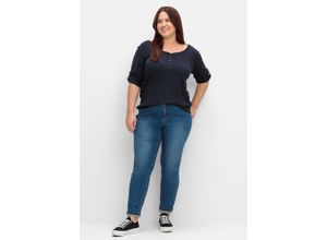 4063136896059 - Große Größen Schmale Jeans in Curvy-Schnitt VERENA blue Denim Gr40