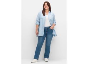 4063136896592 - Große Größen Bootcut-Jeans in Curvy-Schnitt SUSANNE blue Denim Gr48