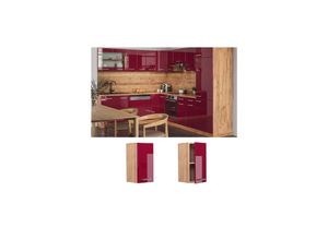 4066731036042 - Hängeschrank Küchenschrank Küchenzeile R-Line 30 cm Goldkraft Bordeaux