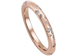 Image of Diamantring JOBO "Ring mit 34 Diamanten" Fingerringe Gr. 60, SI = kleine Einschlüsse, Roségold 585-Diamanten, rosegold (roségold 585) Damen Diamantringe
