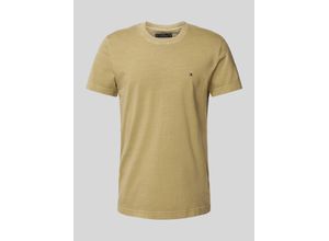 8720636474441 - Slim Fit T-Shirt mit Logo-Stitching Modell GARMENT