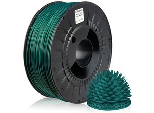 4058592511578 - - 4 x ® 3D Drucker 175mm pla Filament 1kg Spule Rolle Premium Grün Metallic - Grün Metallic