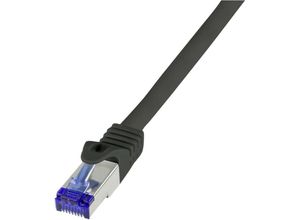 4052792055900 - LOGILINK C6A023S - Patchkabel Ultraflex Cat7-Rohkabel S FTP schwarz 05 m