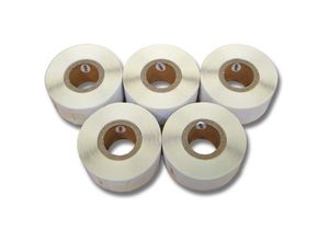 4068201490323 - Set 5x Etiketten-Rolle 25mm x 54mm (500 Etiketten) kompatibel mit Seiko Smart Label Printer SLP430 SLP440 SLP450 Etiketten-Drucker - Vhbw