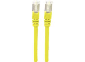 0766623740890 - 740890 RJ45 Netzwerkkabel Patchkabel cat 6a s ftp 300 m Gelb Folienschirm Geflechtschi - Intellinet