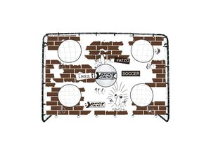 4009197110758 - Fußballtor FATZO 213 x 152cm mit Netz und Torwand für Torwandschießen