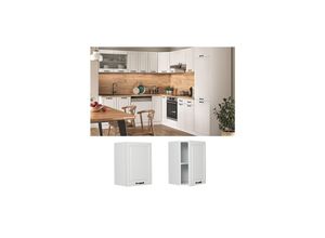 4066731045266 - Hängeschrank Küchenschrank Küchenzeile R-Line Landhaus 45 cm Weiß Tür Fächer