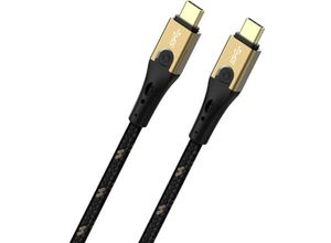 4003635095324 - USB-Kabel usb 32 Gen2 (usb 31 Gen2) usb-c® Stecker usb-c® Stecker 200 m Schwarz Gold d - Oehlbach