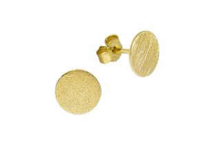 Image of Paar Ohrstecker CELESTA "375/- Gelbgold Coin" Ohrringe Gr. ONE-SIZE, Gold, gelb Damen Ohrstecker