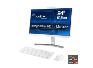 4061474166360 - CSL All-in-One PC Unity U24B-AMD   5650GE 1000 GB 16 RAM Win 11 Computer Gr Windows 11 16 GB RAM 1000 GB SSD weiß All in One PC