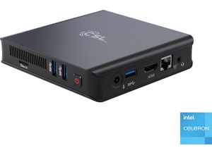 4061474187044 - CSL Mini-PC Narrow Box Ultra HD Compact v5 Computer Gr Microsoft Windows 10 Pro (64 Bit) 4 GB RAM 1000 GB SSD schwarz (black) Mini PC