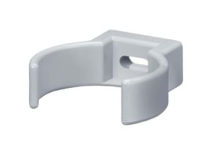 4025954008120 - Rohrschelle Clip pvc-u Fallrohrschelle Dachrinnenzubehör einfache Montage Made in Germany - dn 75 1 Stück Grau - Grau - Inefa