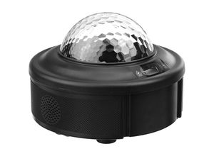 9394816897987 - Kingso - led Nachtlicht Projektor dc 5V 12W mit Fernbedienung Musik Bluetooth Lautsprecher Sternenlicht Hasaki