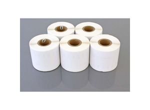 4068201491283 - Vhbw - Set 5x Etiketten-Rolle 59mm x 190mm (110 Etiketten) Ersatz für Dymo 99019 für Etiketten-Drucker