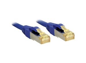 4002888472807 - 47280 RJ45 Netzwerkkabel Patchkabel cat 6a (Rohkabel cat 7) s ftp 300 m Blau mit Rastnasensc - Lindy