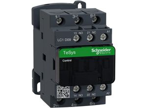 3389110348903 - Tesys d contactor lc1d09p7 3p 9a ac-3 4kw@400v 1no+1nc aux contact 230v 50 60hz ac coil