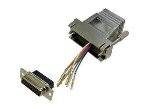 4011376757203 - Bkl Electronic - 10121120 Adapter D-SUB-Buchse 15pol - RJ45-Buchse 1 St Single