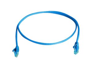 4018359429485 - L00000A0292 RJ45 Netzwerkkabel Patchkabel cat 6 u utp 050 m Blau Flammwidrig Halogenf - Telegärtner