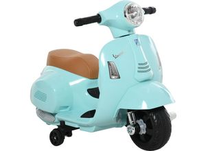 4251774917049 - VESPA Elektromotorrad Kindermotorrad Elektrofahrzeug 18-36 Monate 3 km h LED-Licht Sound PP-kunststoff Metall Grün 665 x 38 x 52 cm - Grün