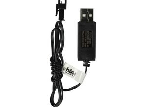 4065705698422 - Vhbw - USB-Ladekabel für RC-Akkus mit SM-2P-Anschluss RC-Modellbau Akkupacks - 60 cm 48 v