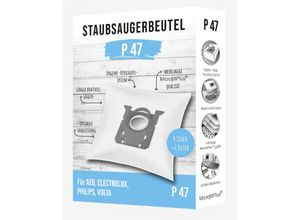 4251699860437 - 5x 4er Packung Staubsaugerbeutel P47 Faltschachtel Ersatz 20 Stück