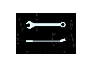 3148510999128 - 395 16 Ring-Maulschluessel 39 kurz 5 16 - Facom