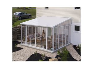 7290108133523 - Palram-canopia - Canopia SanRemo Alu Wintergarten Polycarbonat 4X44 m Weiß