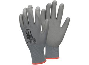 4250912484344 - 36 Paar Arbeitshandschuhe mit PU-Beschichtung Größe 7-S Grau atmungsaktiv rutschfest robust Mechanikerhandschuhe Montagehandschuhe