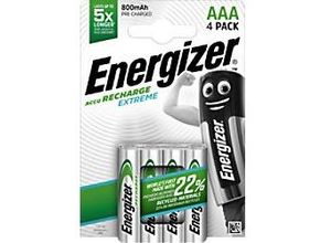 7638900416879 - En re 4X800 - Extreme NiMh Akku aaa (Micro) 800 mAh 4er-Pack (AAA HR03) - Energizer