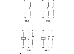 8012823120195 - 222280124000 Industrierelais Nennspannung 12 v ac Schaltstrom (max) 20 a 2 Schließer - Finder