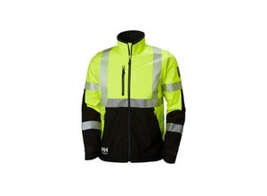 7040055234435 - Workwear Icu Hi-Vis Softshelljacke gelb 3XL - Gelb - Helly Hansen