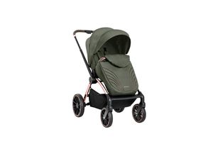 3800171203975 - Kikkaboo Kinderwagen Kara 2 in 1 Babywanne Sportsitz Wickeltasche Federung grün