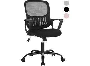 0765053383066 - Bürostuhl Chefsessel Schreibtischstuhl Stuhl Office Chair Drehstuhl Stuhl Verstellbarer Lordosenstütze Armlehne Höhenverstellung 110 kg Bürostuhl