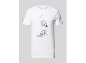 4066051034865 - Mister Tee Seagull Sneakers Tee T-Shirt weiß in M