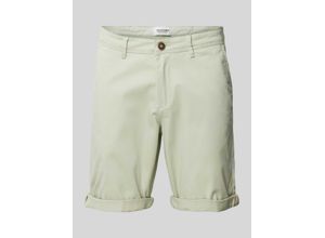 5715431708528 - Regular Fit Bermudas in unifarbenem Design Modell BOWIE