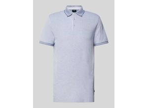 7621204419318 - Slim Fit Poloshirt mit Knopfleiste Modell Percy