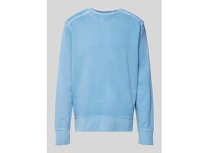 4048545252108 - Sweatshirt mit gerippten Abschlüssen